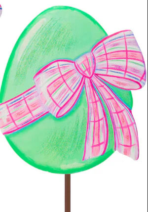Easter Eggs with Plaid Bows – My Favorite Things