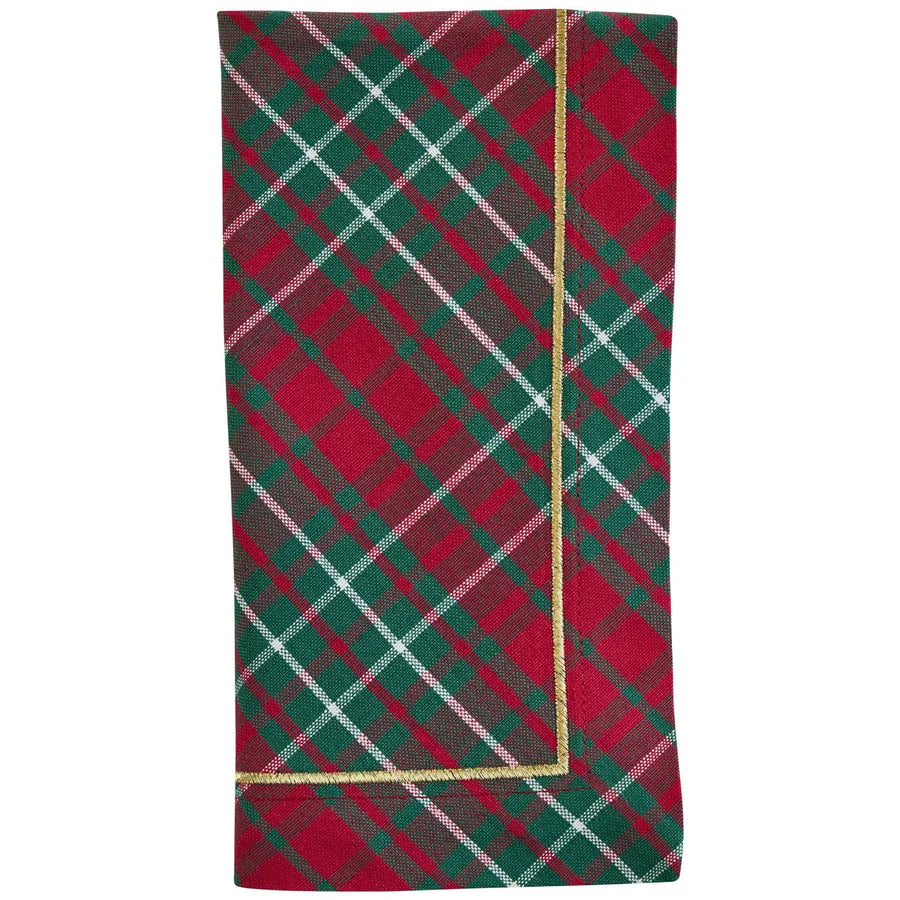 Saint Nicholas Tartan Napkin – My Favorite Things